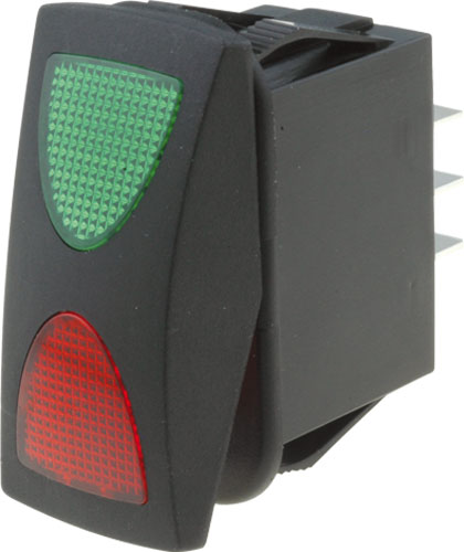 Waterproof Rocker switches, R13-292 series, R13292D201BBGR2 |EN|