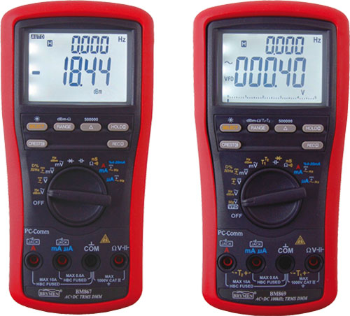 Digital multimeter; True RMS AC+DC; BRYMEN, BM867, BM869 |EN|