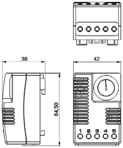 01131.2-00 STEGO - Sensor: thermostat | Contacts: SPDT; 8A; Temp: -40÷ ...