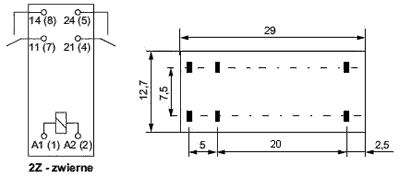 LM2A-5D Recoy/RAYEX ELECTRONICS - Relay: electromagnetic | DPST-NO ...