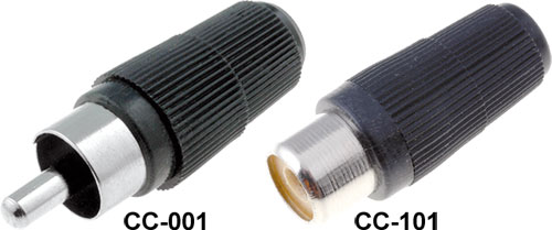 Mufe RCA (CINCH) standard, CC-001, CC-002, CC-003, CC-004, CC-101, CC ...