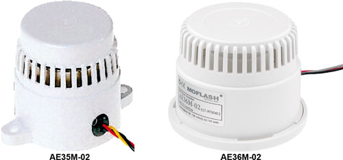 Zumbadores industriales serie AE35 & AE36, AE35M-02, AE36M-02 |ES|