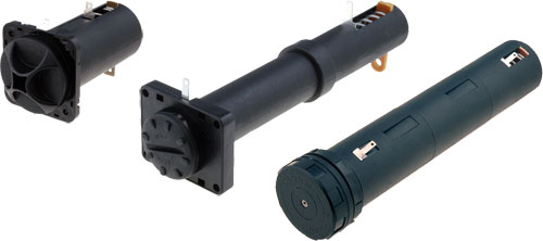 BULGIN battery holders IP67 for panel mounting, BXS011/1, BXS012/1 ...