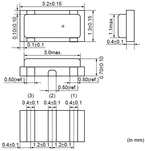 Ceramic SMD resonators Murata, CSTCC10M0G53-R0, CSTCC2M00G53A-R0 ...