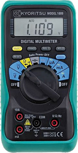Multímetro digital; KYORITSU, KEW1009 |ES|