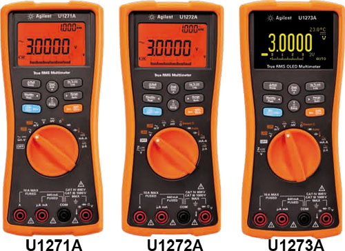 KEYSIGHT U1270 series handheld digital multimeters, U1271A, U1272A ...