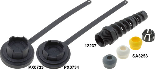 Accessories for Standard Buccaneer series connectors, PX0733, PX0734 ...