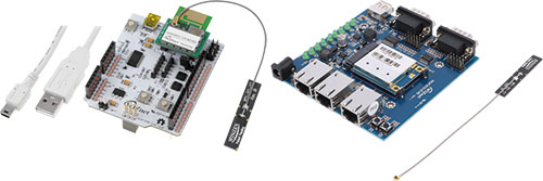 Evaluation boards for WIZNET Wi-Fi modules, WIZFI210-EVB, WIZFI220-EVB ...
