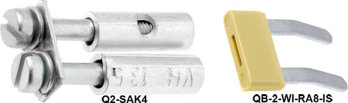 Weidmuller screw terminal blocks, SAK series, jumper terminals, Q2-SAK2 ...