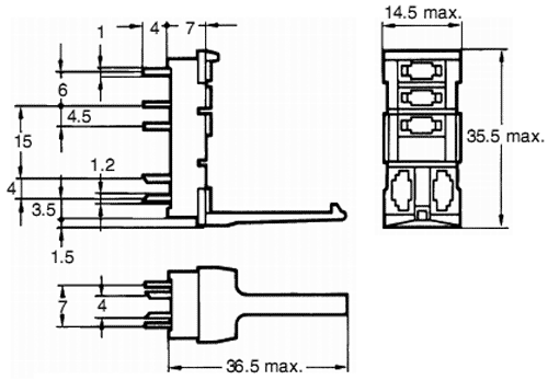 Relays accessories: socket; OMRON, P2RF-05-E, P2RF-05, P2RF-05-S, P2R ...