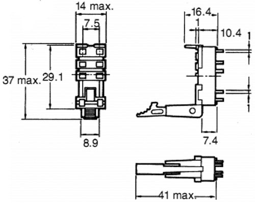 Relays accessories: socket; OMRON, P2RF-05-E, P2RF-05, P2RF-05-S, P2R ...