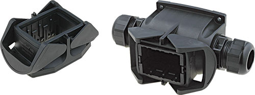 Enclosure: for HDC connectors; for panel mounting; Han-Eco® Modular ...