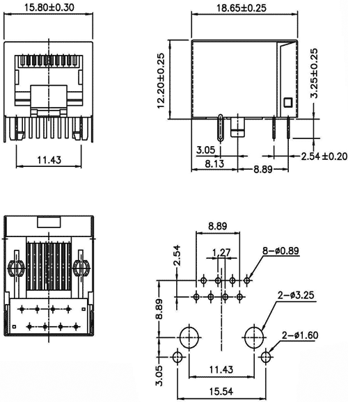 RJ45GE, RJ connectors - ninigi.com