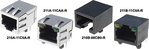Connector: RJ45; ATTEND, 211B-11C0A-R, 211A-11CAA-R, 210A-11C0A-R, 210B ...