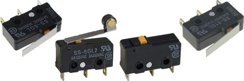 Microswitch SNAP ACTION; SS; OMRON Electronic Components, SS-01D, SS-01 ...