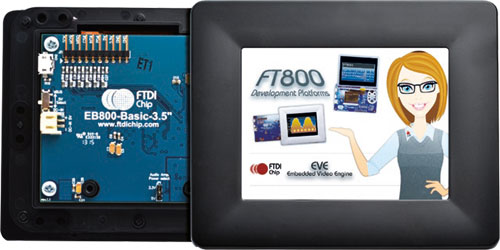 Bridgetek (FTDI) TFT displays with FT800 controler, VM800B35A-BK, VM800B35A-PL, VM800B43A-BK |EN|