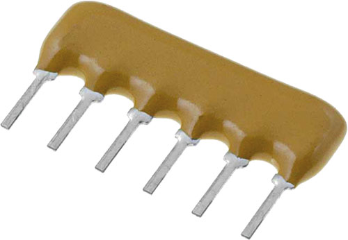 Resistor Network Y-Type SIL Package, 4606X-102-560LF, 4606X-102-101LF ...