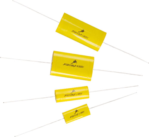 Metallized polypropylene capacitors JFGC series, axial, JFGC-0.1U/250 ...