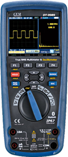 Digital multimeters with oscilloscope function, DT-9989 |EN|