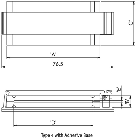Two-piece flat cable cores, RI-RFP series, RI-RFP1-26-10, RI-RFP1-40-28 ...