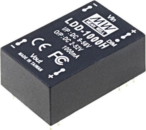 DC/DC converters for LED, LDD-H series, LDD-300H, LDD-350H, LDD-500H ...