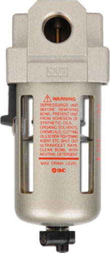 Filtro de aire comprimido; Rosca: interna; SMC, AF20-F01-A, AF20-F02-A, AF30-F03-A, AF40-F04-A |ES|