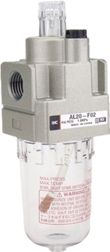 Pneumatic module: lubricator; SMC, AL20-F01-A, AL20-F02-A, AL30-F03-A, AL40-F04-A, AL40-F06-A |EN|