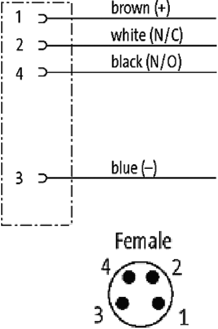 7000-12341-6341000 MURR ELEKTRONIK - Connection lead | M12; PIN: 4 ...