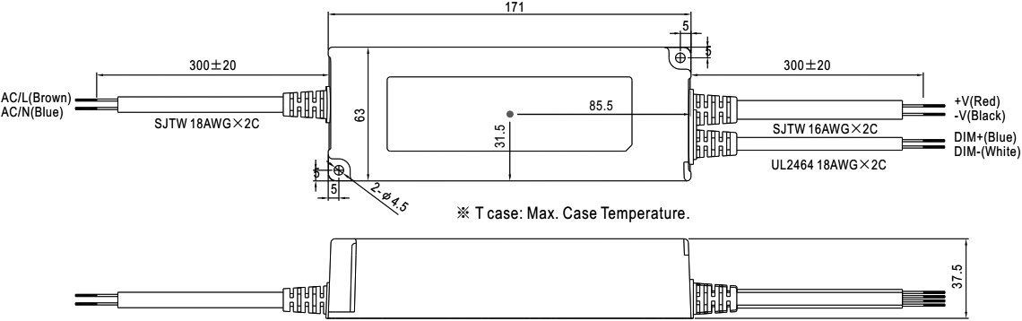 PWM-90-24 MEAN WELL - Power supply: switched-mode | for LED strips; 90W ...