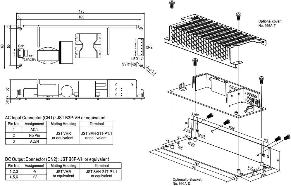 ELP-75-15-C MEAN WELL - Power supply: switched-mode | open; 75W; 127÷ ...