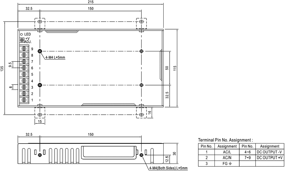 Power supply: switching; for building in, modular; MEAN WELL, RSP-200-2 ...