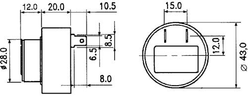 Piezo buzzers with push-on terminals, BZ-38 |EN|