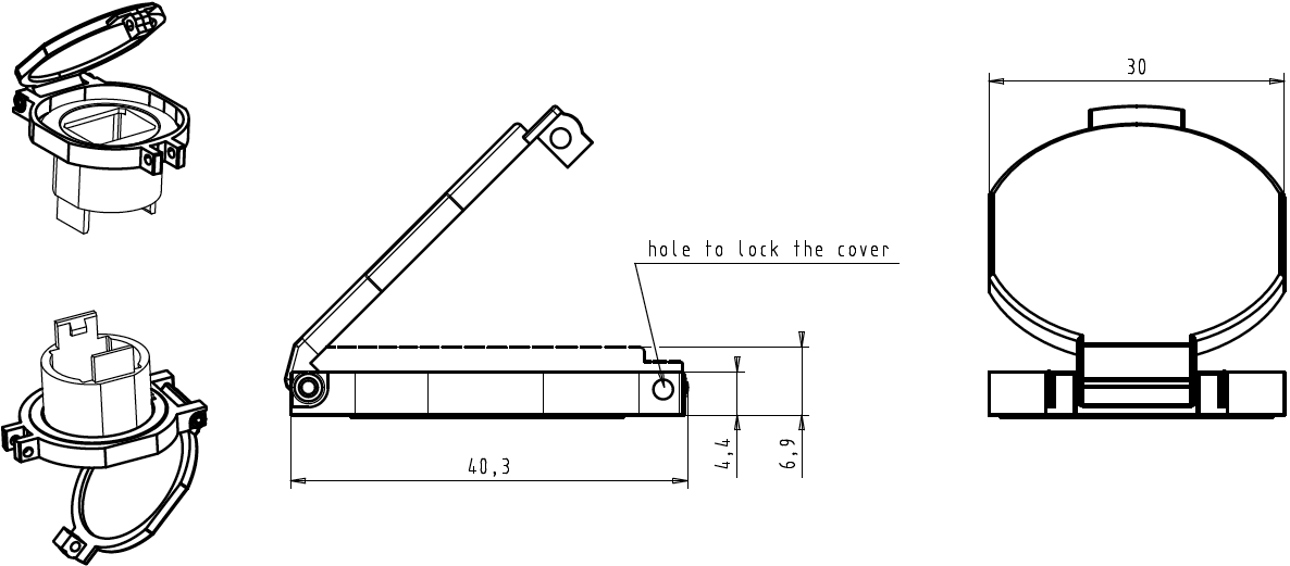 Steuerung Zubehör; Schalter Zubehör; har-port; HARTING, 09454521560 ...