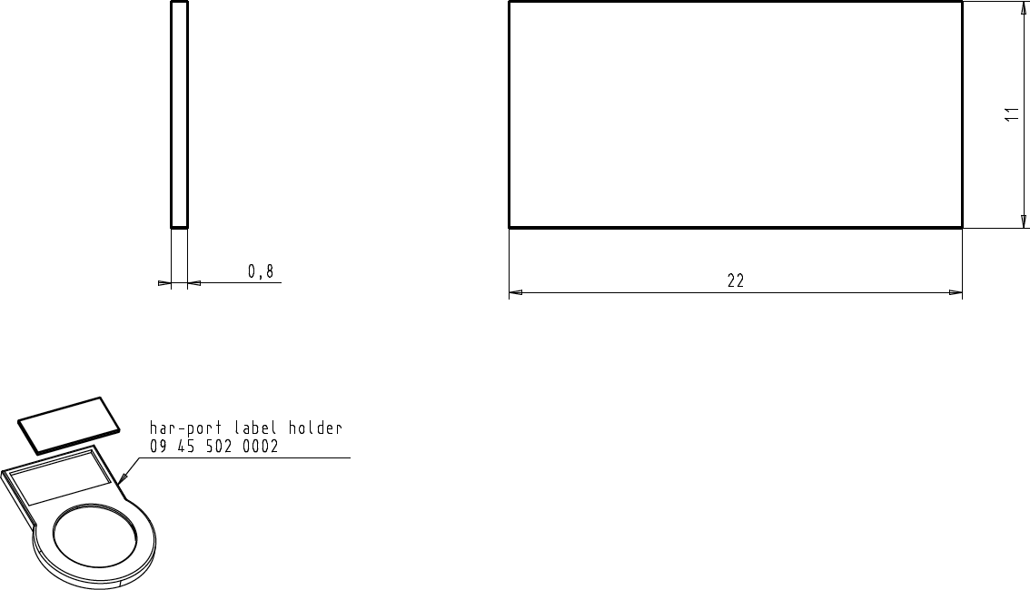 Steuerung Zubehör; Schalter Zubehör; har-port; HARTING, 09454521560 ...