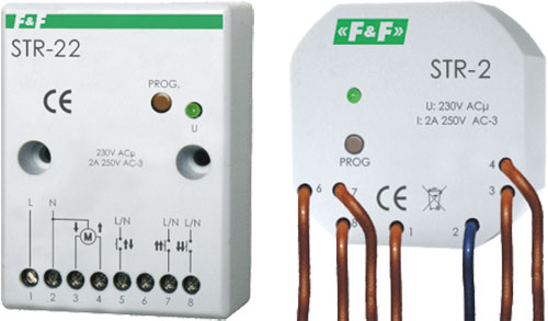 One-button roller blind controllers, STR series, STR-2, STR-22-230VAC ...