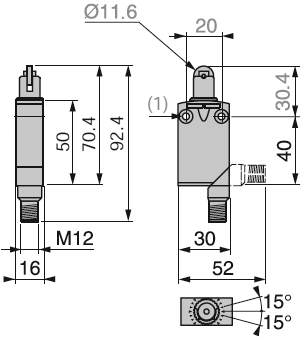 Limit switch; XCMD; TELEMECANIQUE SENSORS, XCMD2101L1, XCMD2102C12 ...