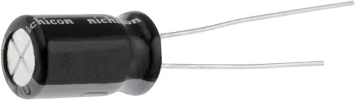 THT Nichicon Electrolytic capacitors for 85°C, UKL1H0R1MDD, UKL2A0R1MDD ...