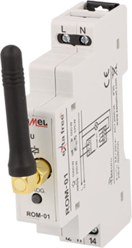 Modul: Empfänger; für DIN-Schiene; EXTA FREE; ZAMEL, ROM-01, ROM-10 |DE|