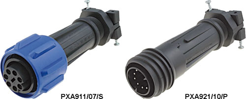 BULGIN power connectors, sealed to IP68, 900 Buccaneer series, plugs ...