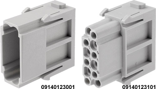 Han DD/DDD modules for assembling Han-Modular contact inserts ...