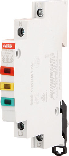 Módulo: indicador de tensão; para trilho DIN; E219; ABB, E219-3C, E219-3D, E219-3CDE |PT|