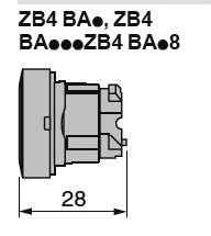 Switch: push-button; SCHNEIDER ELECTRIC, ZB4BA0, ZB4BA1, ZB4BA2, ZB4BA3 ...