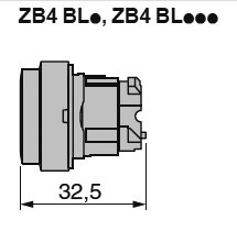 Switch: push-button; SCHNEIDER ELECTRIC, ZB4BL1, ZB4BL2, ZB4BL3, ZB4BL4 ...