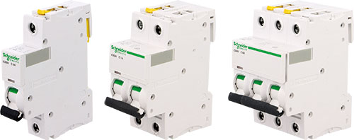 Circuit breaker; iC60N; SCHNEIDER ELECTRIC, A9F04170, A9F04101 ...