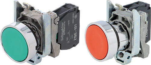 Push-button; SCHNEIDER ELECTRIC, XB4BA11, XB4BA21, XB4BA31, XB4BA42, XB4BA51, XB4BA61, XB4BP21 |EN|