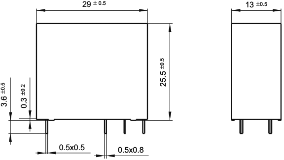 HF115FP/A230-2Z4B HONGFA RELAY - Relay: electromagnetic | DPDT; Ucoil ...
