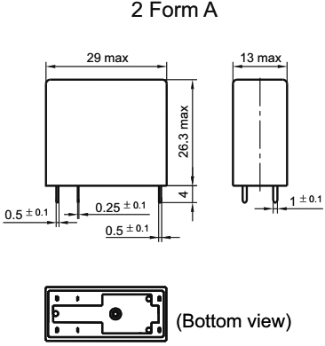 HF140FF/048-2HSW3 HONGFA RELAY - Relay: electromagnetic | DPST-NO ...