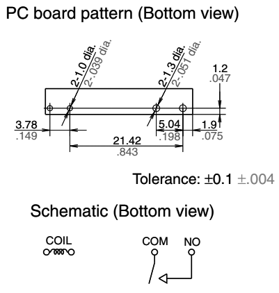 Relay: electromagnetic; miniature; APF; PANASONIC, APF10205, APF10212 ...