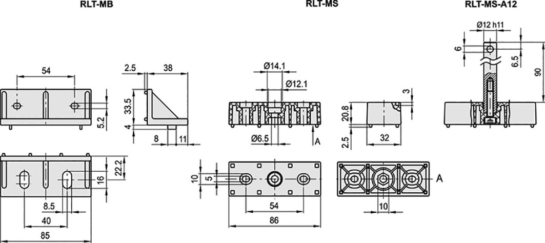 ELEROLL Modular transport system, RLT-U-TPU, RLT-U-PA, RLT-U15-PA, RLS ...
