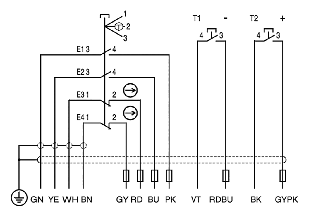 E100-B2A22S10A SICK - Safety switch: enabling switch | E100; NC x2 + NO ...